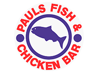 Pauls Fish and Chicken Bar Kirkcaldy Restaurant Full Menu in Kirkcaldy